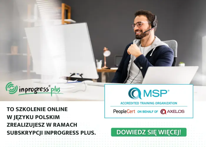 Szkolenie MSP® 5th edition Foundation - Inprogress Akredytowane Szkolenia